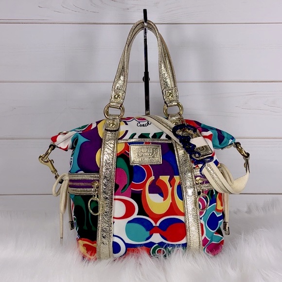 Coach | Bags | Last Drop No Offers Coach Poppy Pop C Spotlight Tote ...